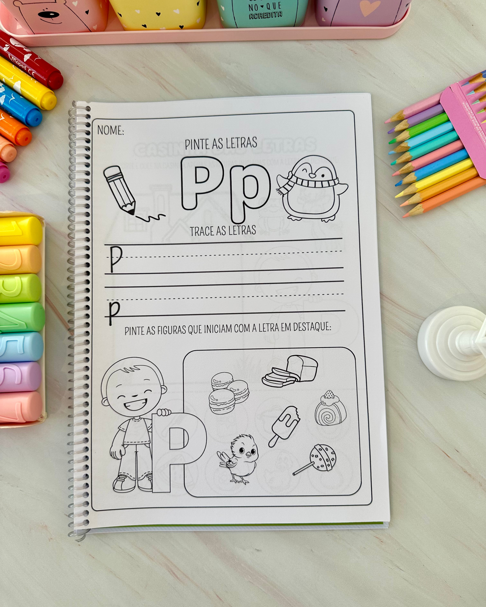 Apostila de Alfabetização Letra “P” – Pro Adriana Leal
